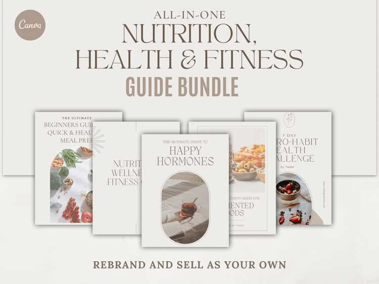 PLR Nutrition, Health & Wellness eBook Bundle
